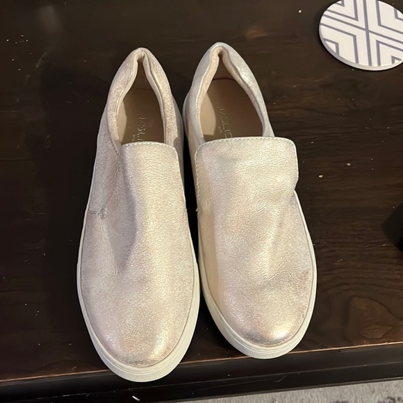 J Slides | Shoes | Jslides Metallic Pink Slip On Sneakers | Poshmark